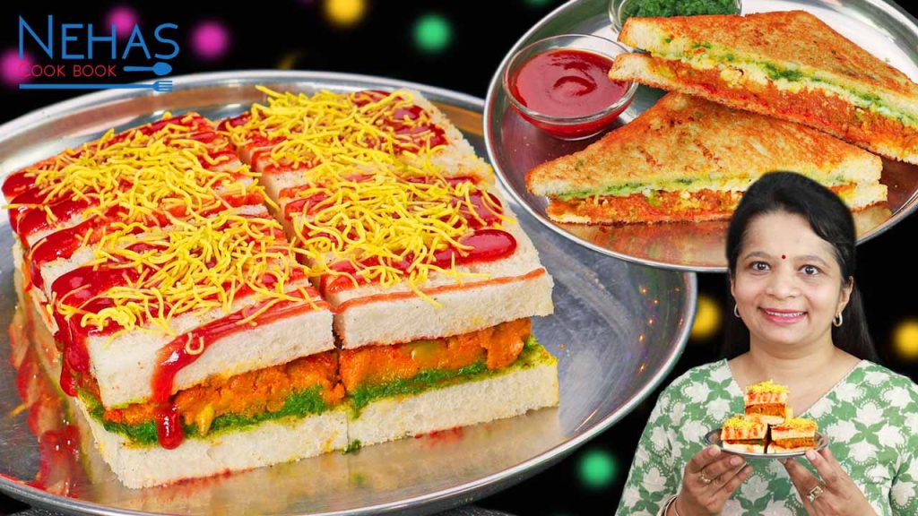 Aloo sandwich recipe | Aloo matar sandwich | potato masala sandwich ...