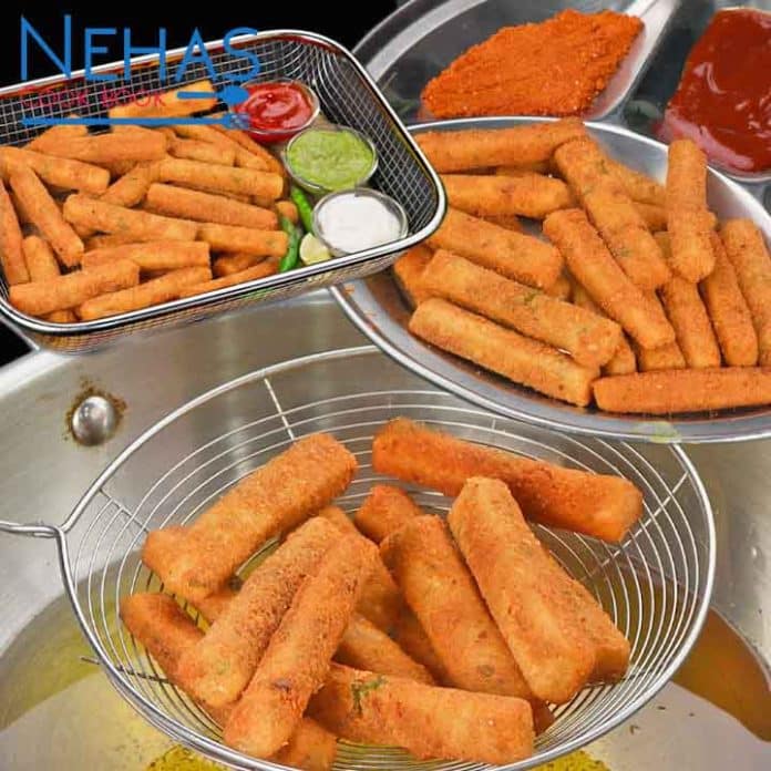 Rava finger chips recipe | suji aloo snacks | suji ka nasta - Breakfast ...