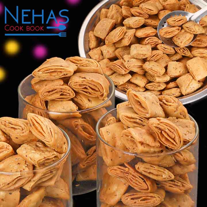 Layered farsi puri recipe | new style farsi puri | Gujarati farsi puri ...