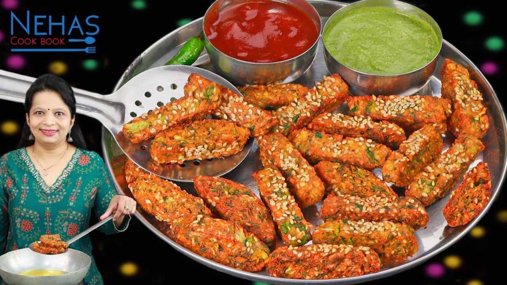 Cabbage chips recipe | crispy cabbage fingers | kobi vadi - Breakfast ...